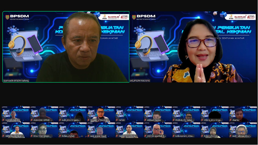 Pelatihan Pembuatan Konten Digital Kekinian dengan Sentuhan Avatar BPSDM Kalteng Resmi Ditutup ...